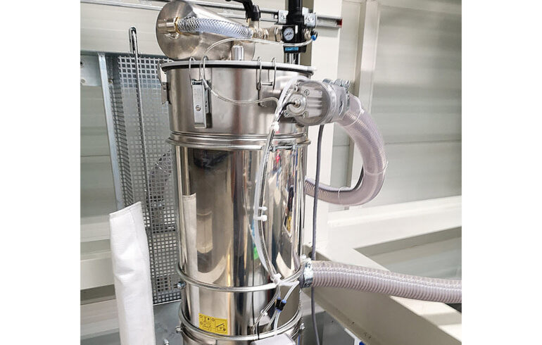 Grinding material suction | Eltex Elektrostatik GmbH